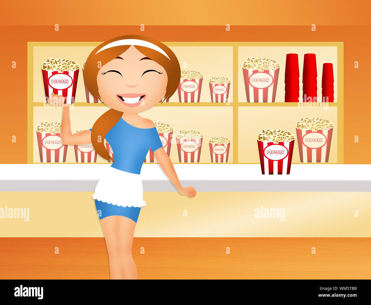 Popcorn park shop hi-res stock photography and images - Alamy