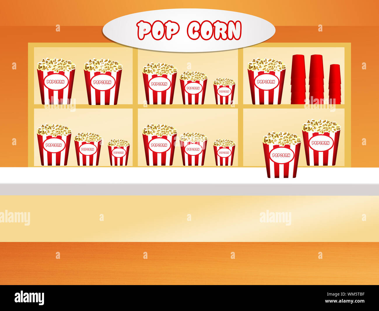 Popcorn shop hi-res stock photography and images - Alamy
