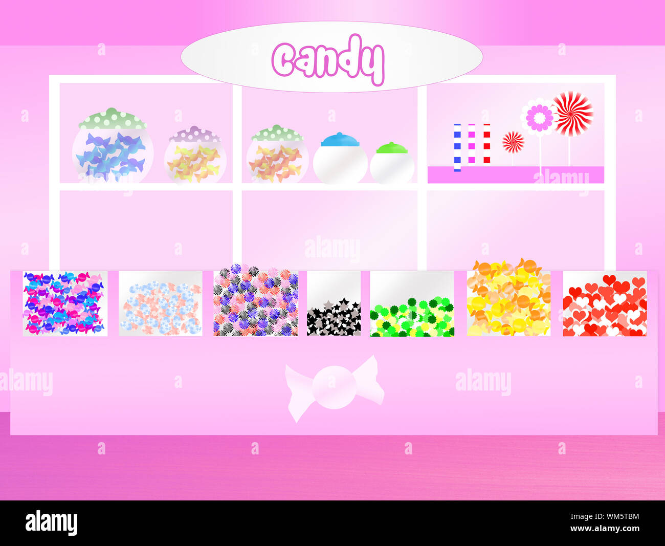Selling candy girl hi-res stock photography and images - Alamy