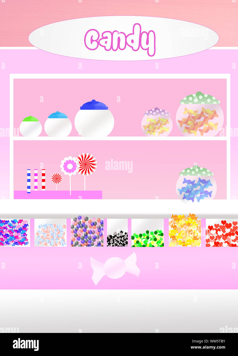 Selling candy girl hi-res stock photography and images - Alamy
