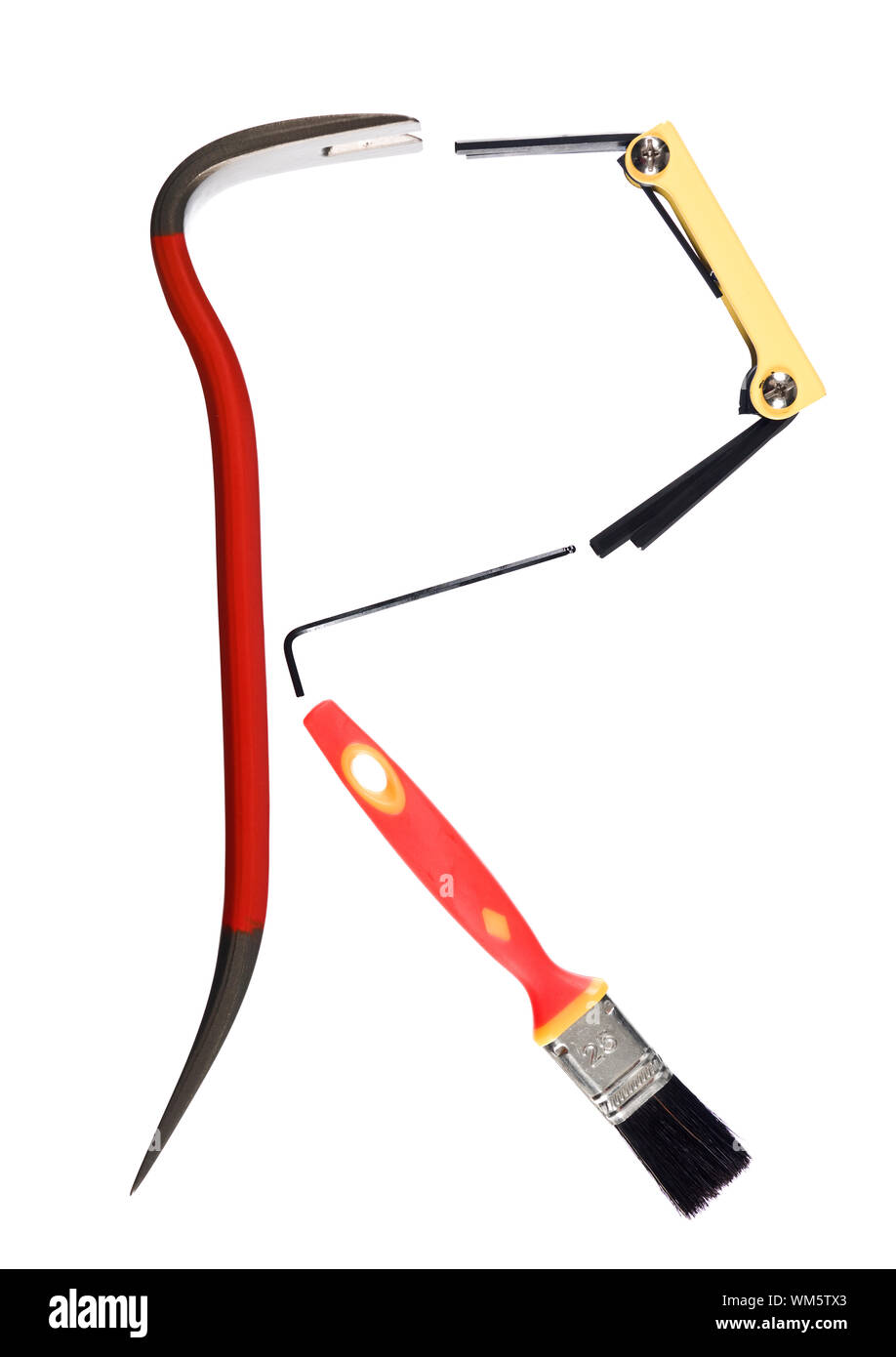 Letter made tools hi-res stock photography and images - Alamy