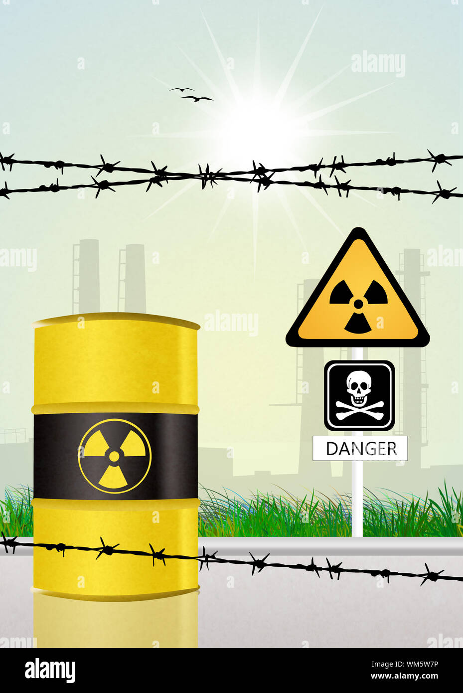 radiation hazard risk Stock Photo - Alamy