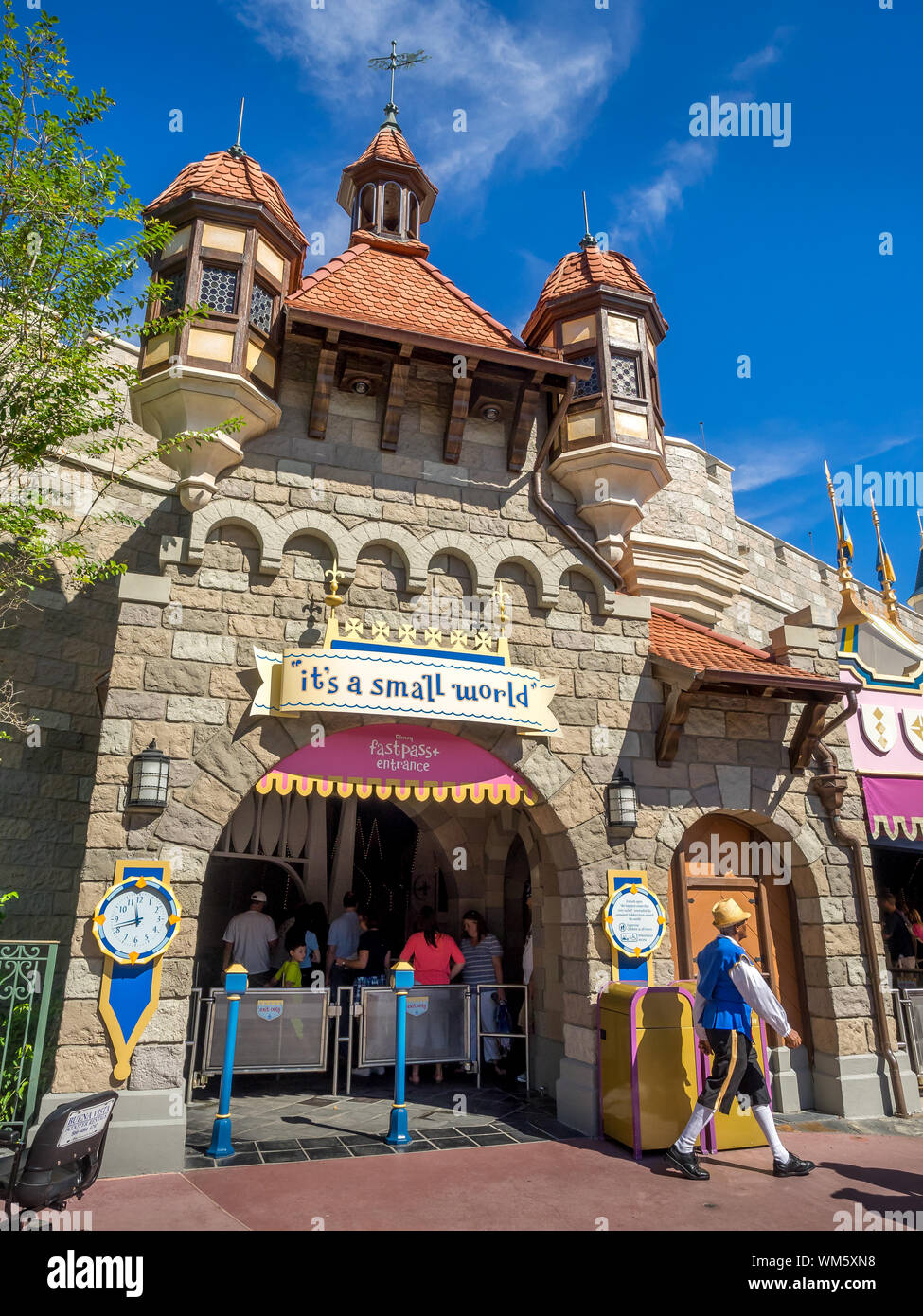 Views of famous Disney World near Orlando Florida. Disney World is one ...