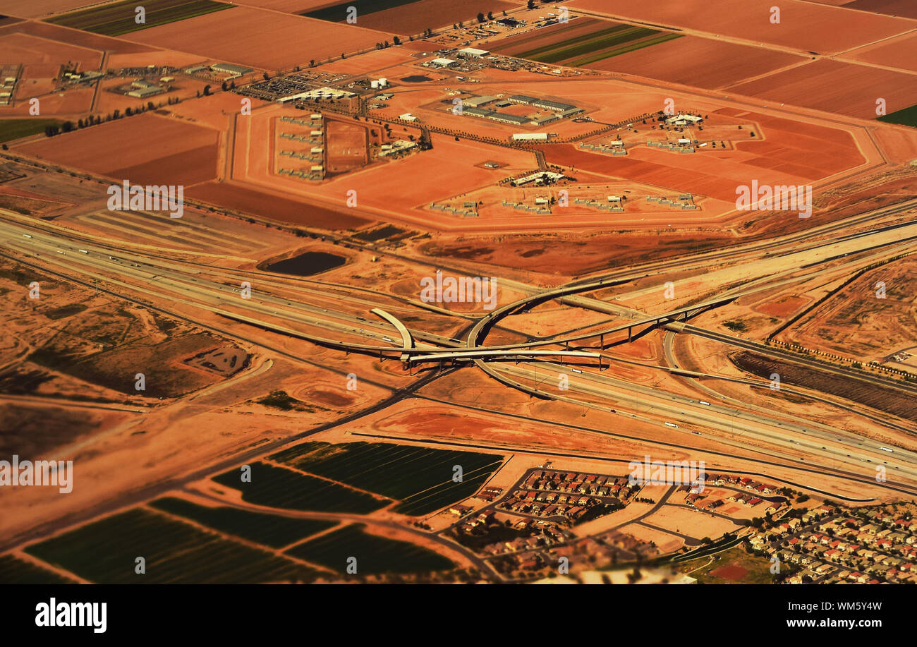 Aerial highway plantation hi-res stock photography and images - Alamy