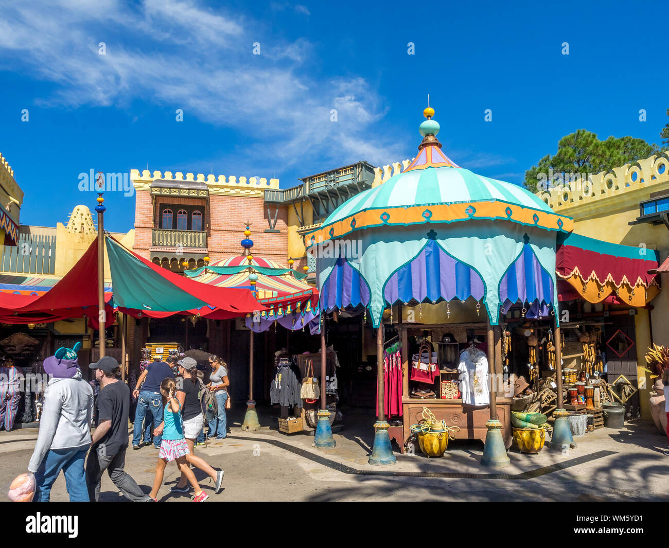 Views of famous Disney World near Orlando Florida. Disney World is one ...