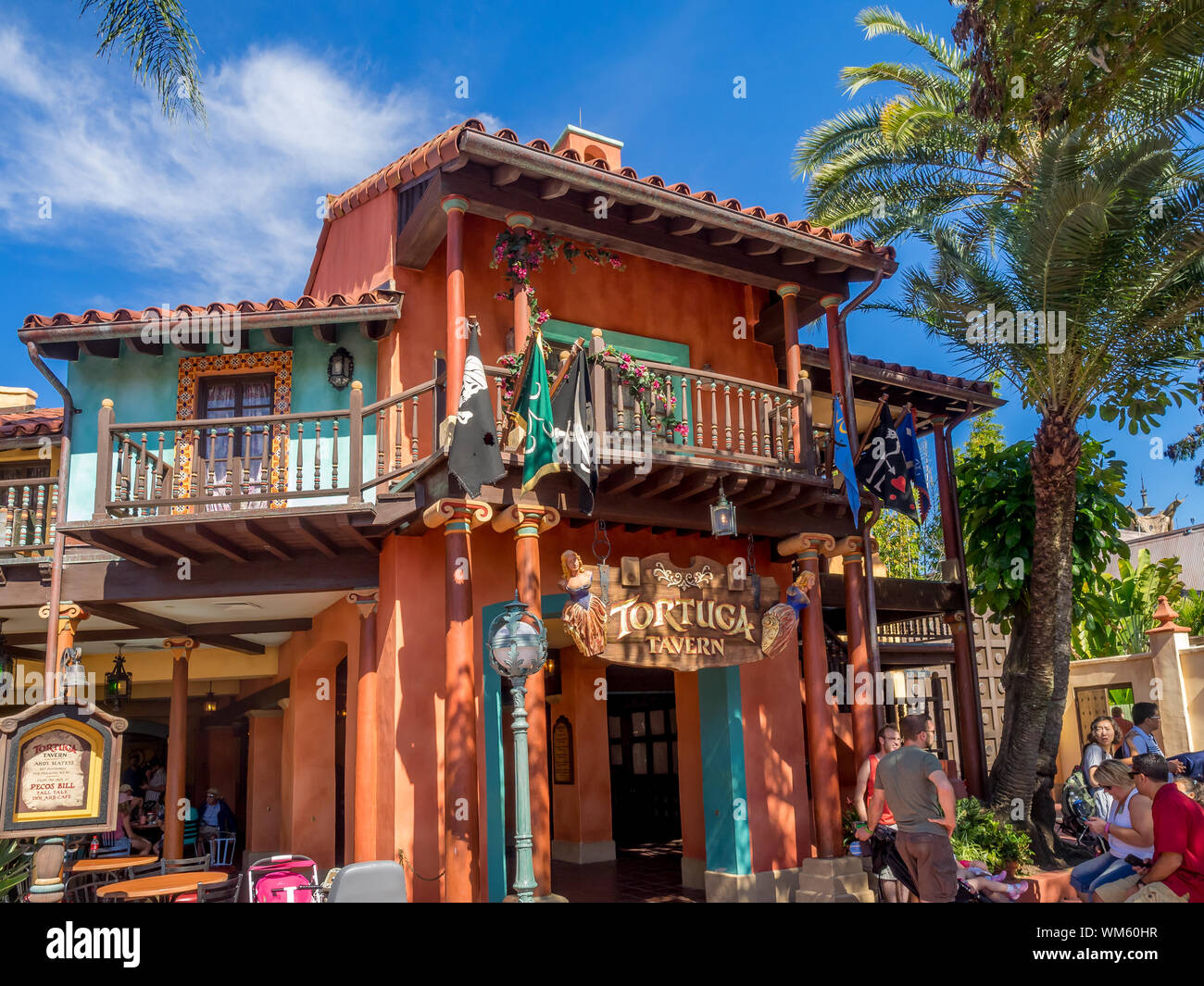 Views of famous Disney World near Orlando Florida. Disney World is one ...