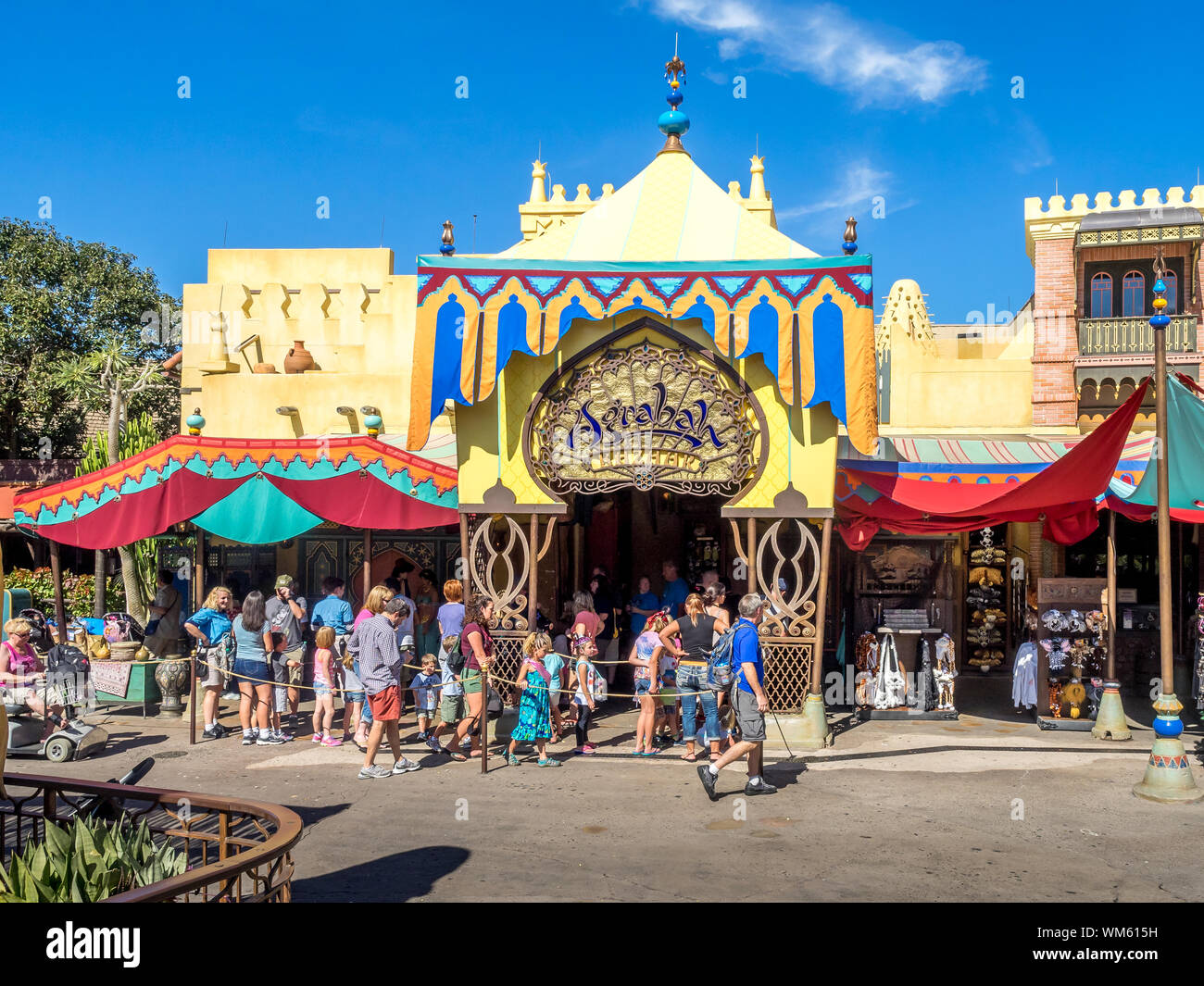 Views of famous Disney World near Orlando Florida. Disney World is one ...