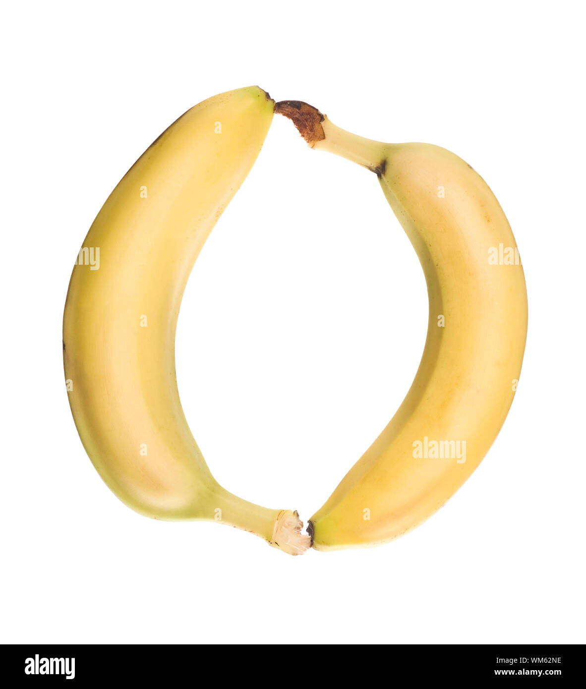 The letter 'O' made out of fruit isolated on a white background Stock ...