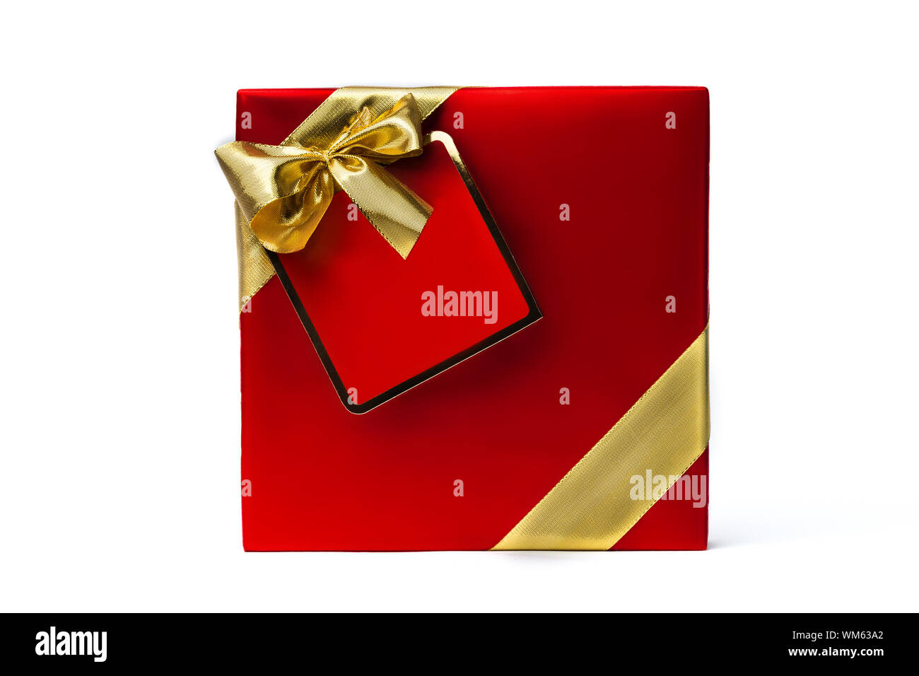 Gold ribbon bow Cut Out Stock Images & Pictures - Alamy