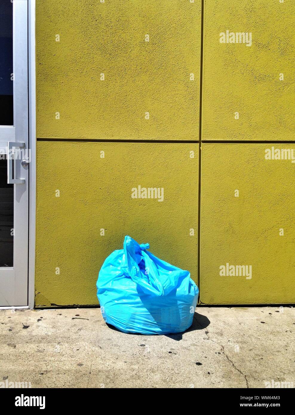 Blue Plastic Bag High Resolution Stock Photography and Images - Alamy