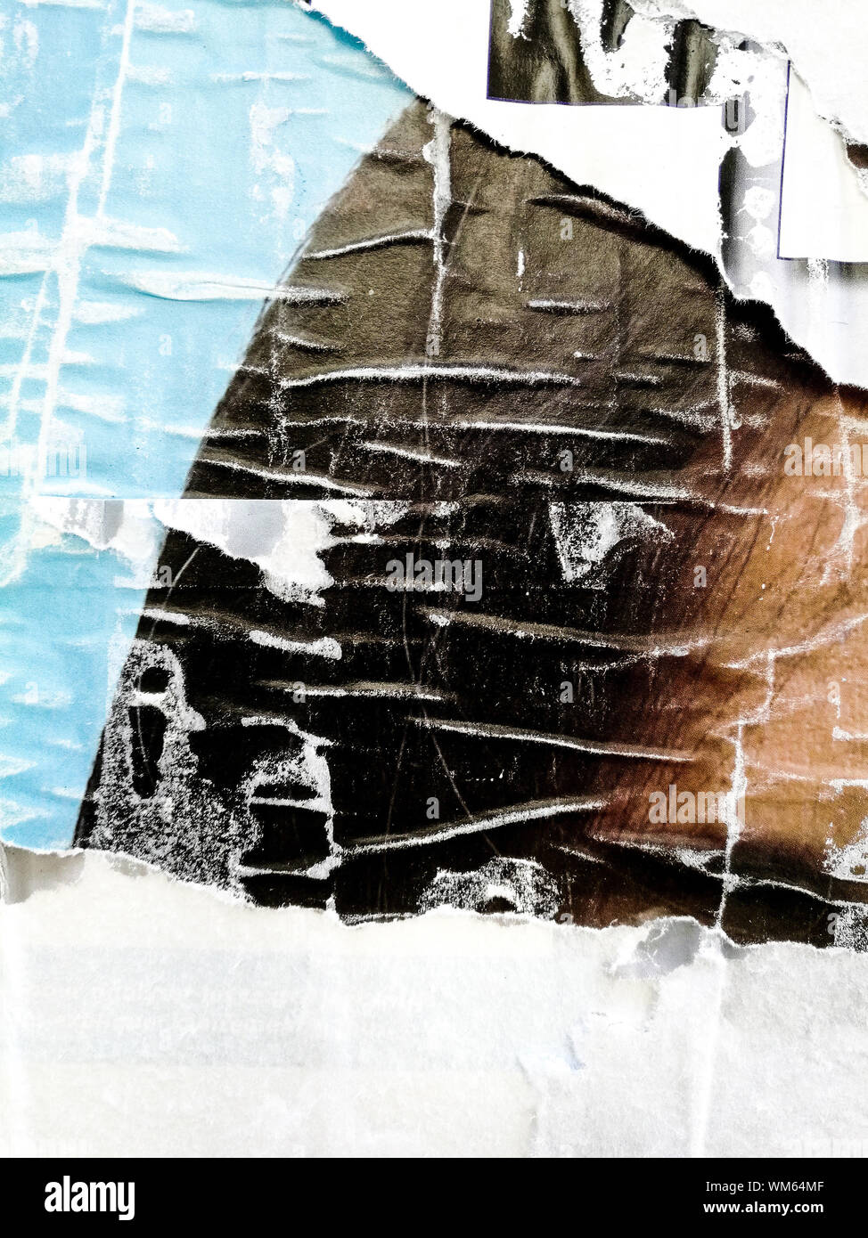 Torn posters on wall hi-res stock photography and images - Alamy