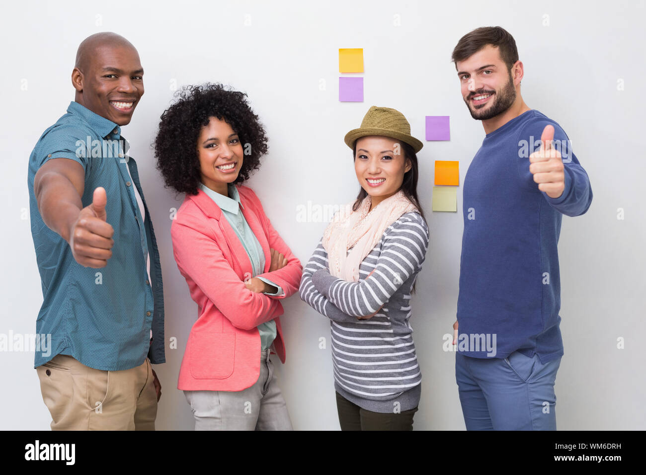 Thumbs up young creative man hi-res stock photography and images - Alamy