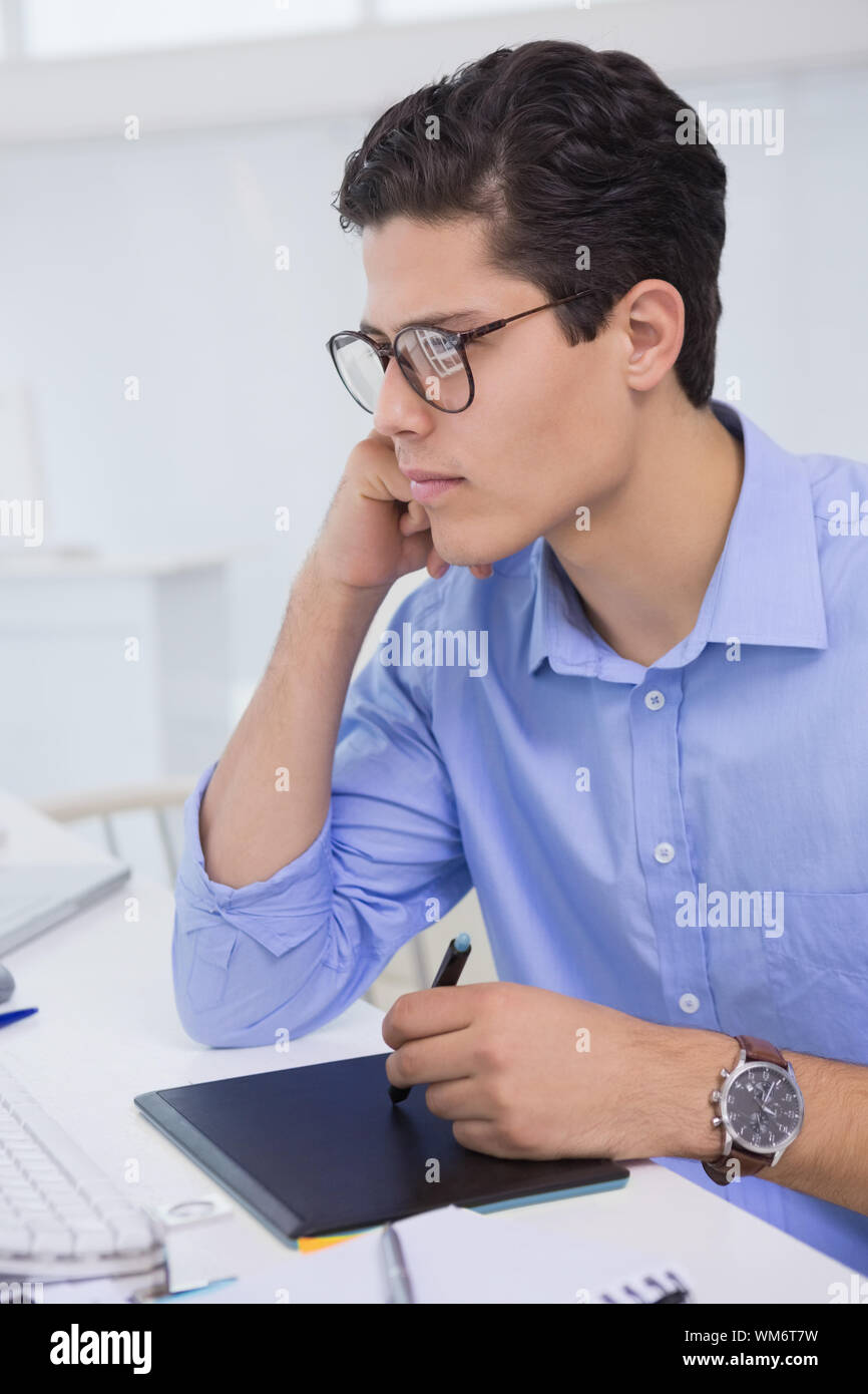 Serious focused graphic designer hi-res stock photography and images ...
