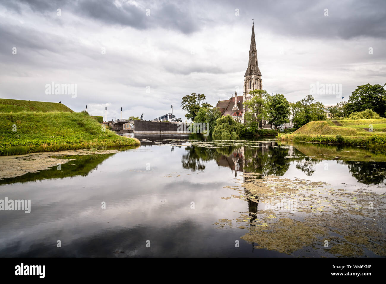 Church in water hi-res stock photography and images - Alamy