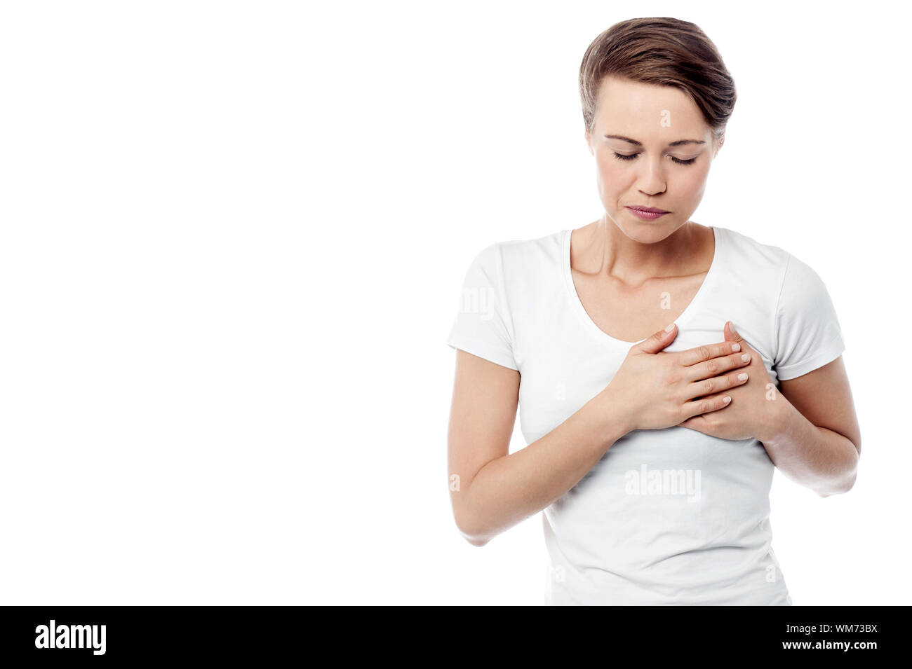 Chest pain elegance Cut Out Stock Images & Pictures - Alamy