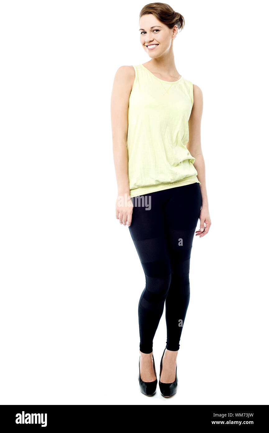 Full length portrait of a attractive woman Stock Photo - Alamy