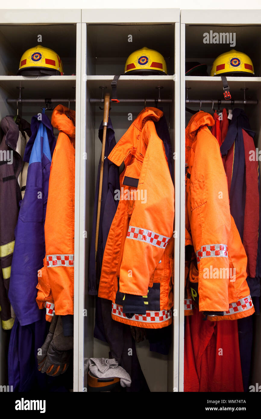 Firefighter locker hi-res stock photography and images - Alamy