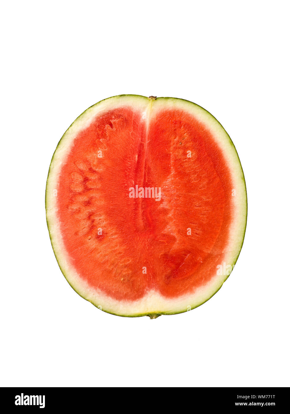 Watermelon cut in half Stock Photo - Alamy