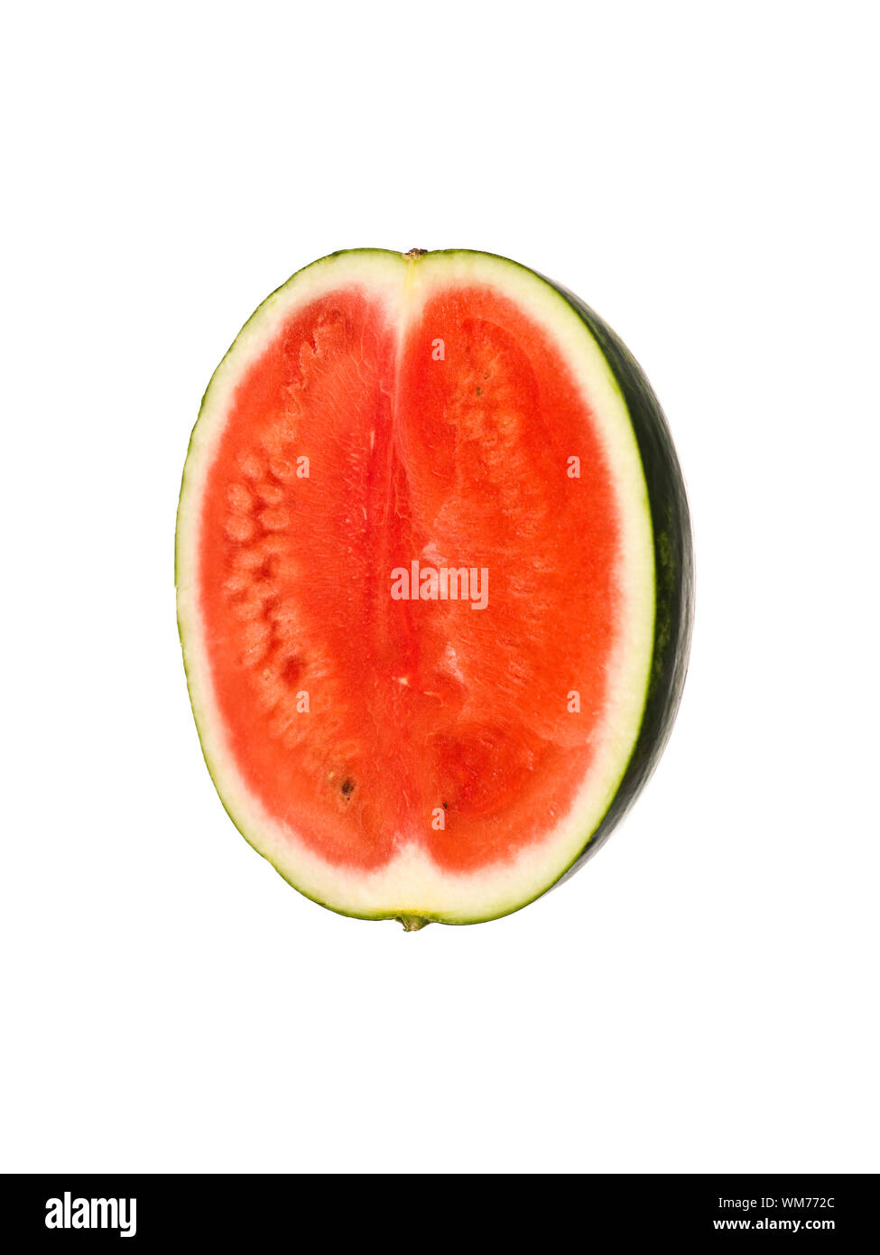 Watermelon cut in half Stock Photo - Alamy