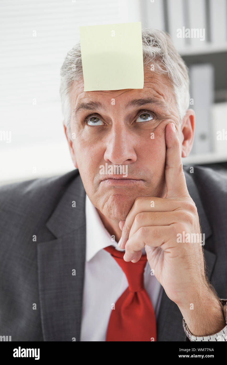 Sticky note head hi-res stock photography and images - Alamy