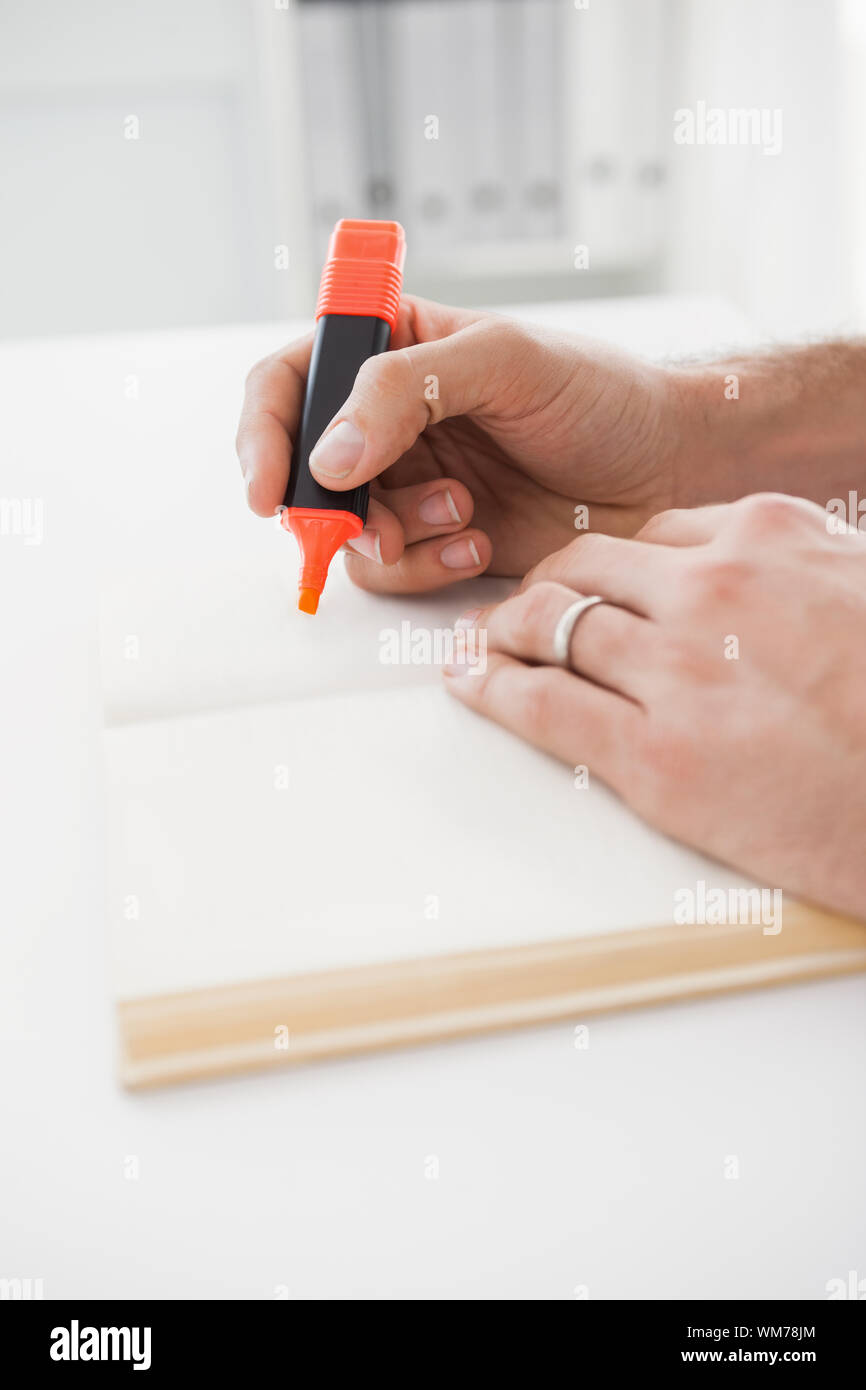 Professional highlighting book hi-res stock photography and images - Alamy