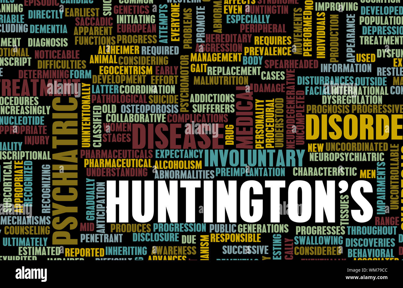 Huntington's or Huntingtons Disease as a Medical Diagnosis Stock Photo ...