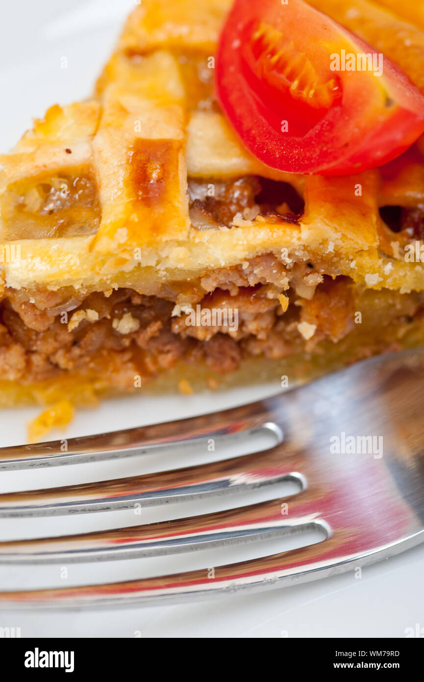 home made beef pie Stock Photo - Alamy