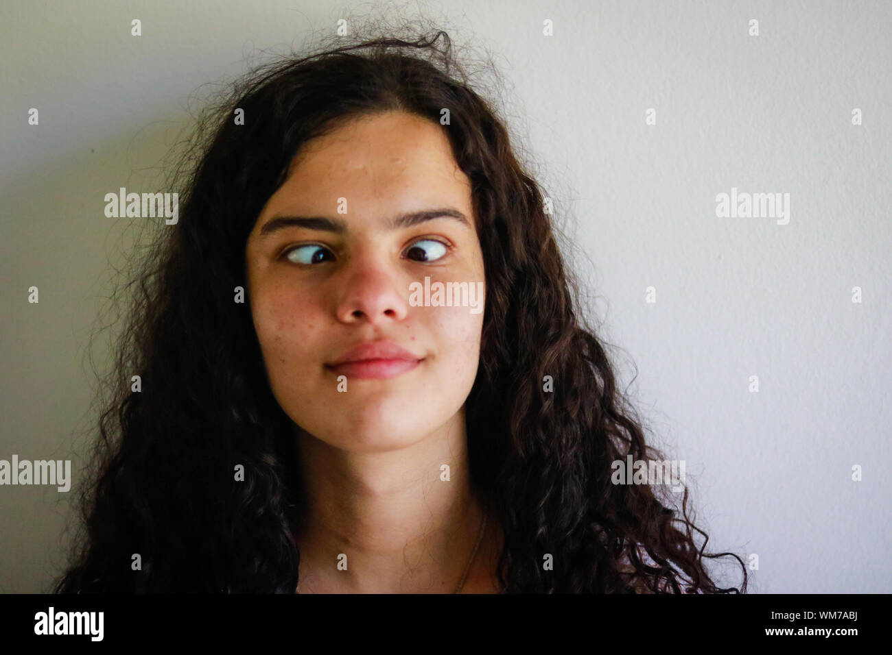 Woman cross eyed hi-res stock photography and images - Alamy