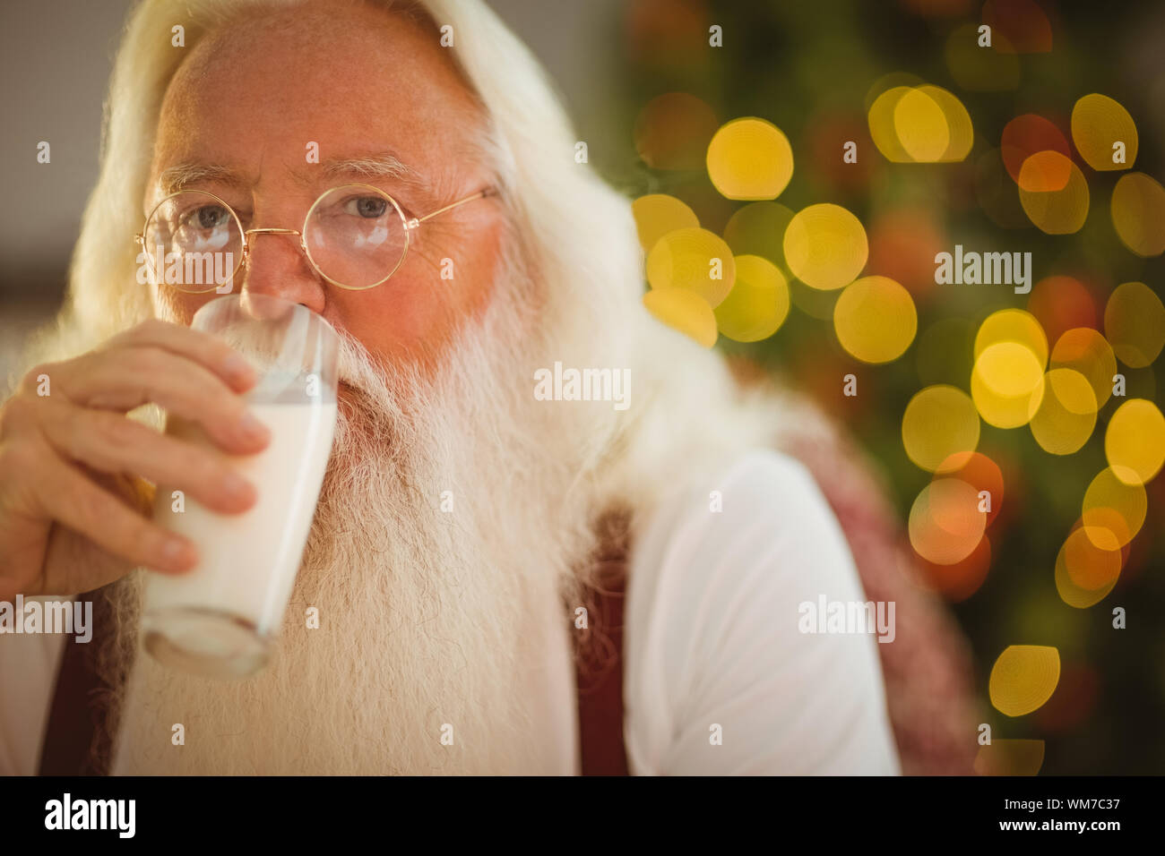 Santa claus home drinking milk hi-res stock photography and images - Alamy