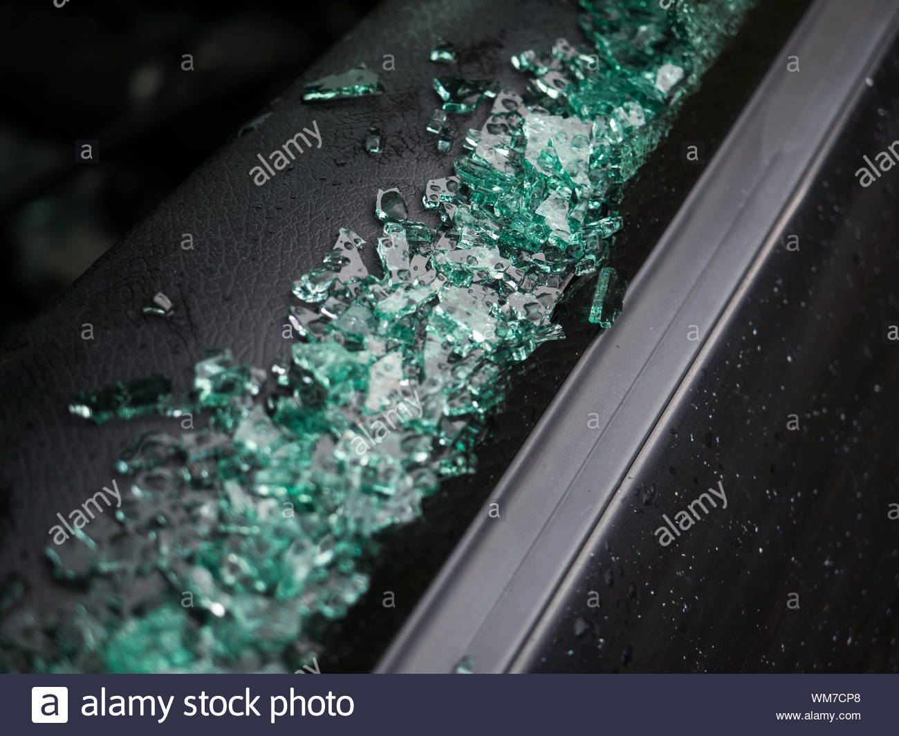 Car Glass Shattered High Resolution Stock Photography and Images - Alamy