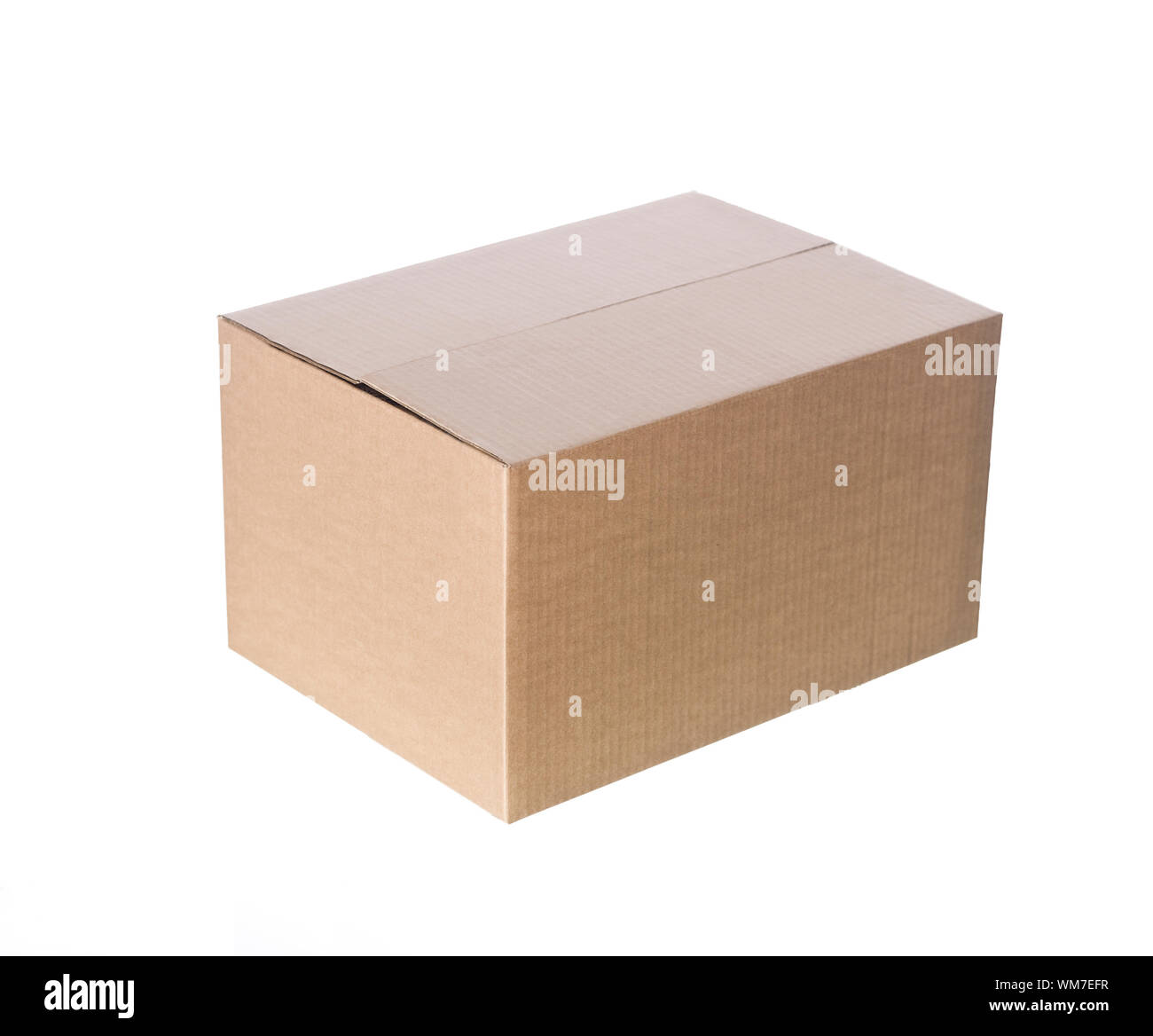 Closed cardboard box Stock Photo - Alamy