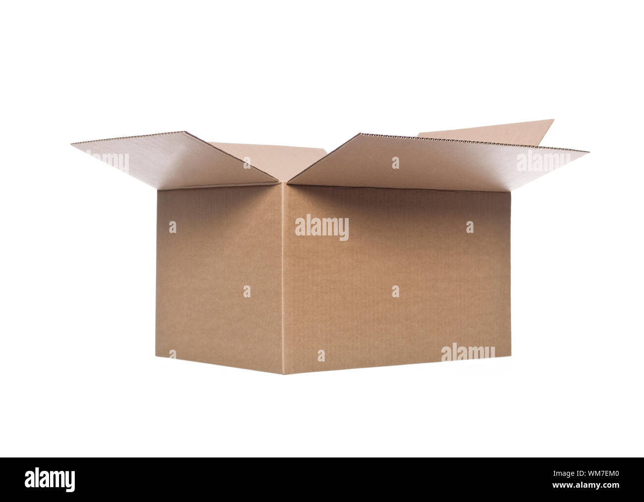 Open cardboard box Stock Photo - Alamy