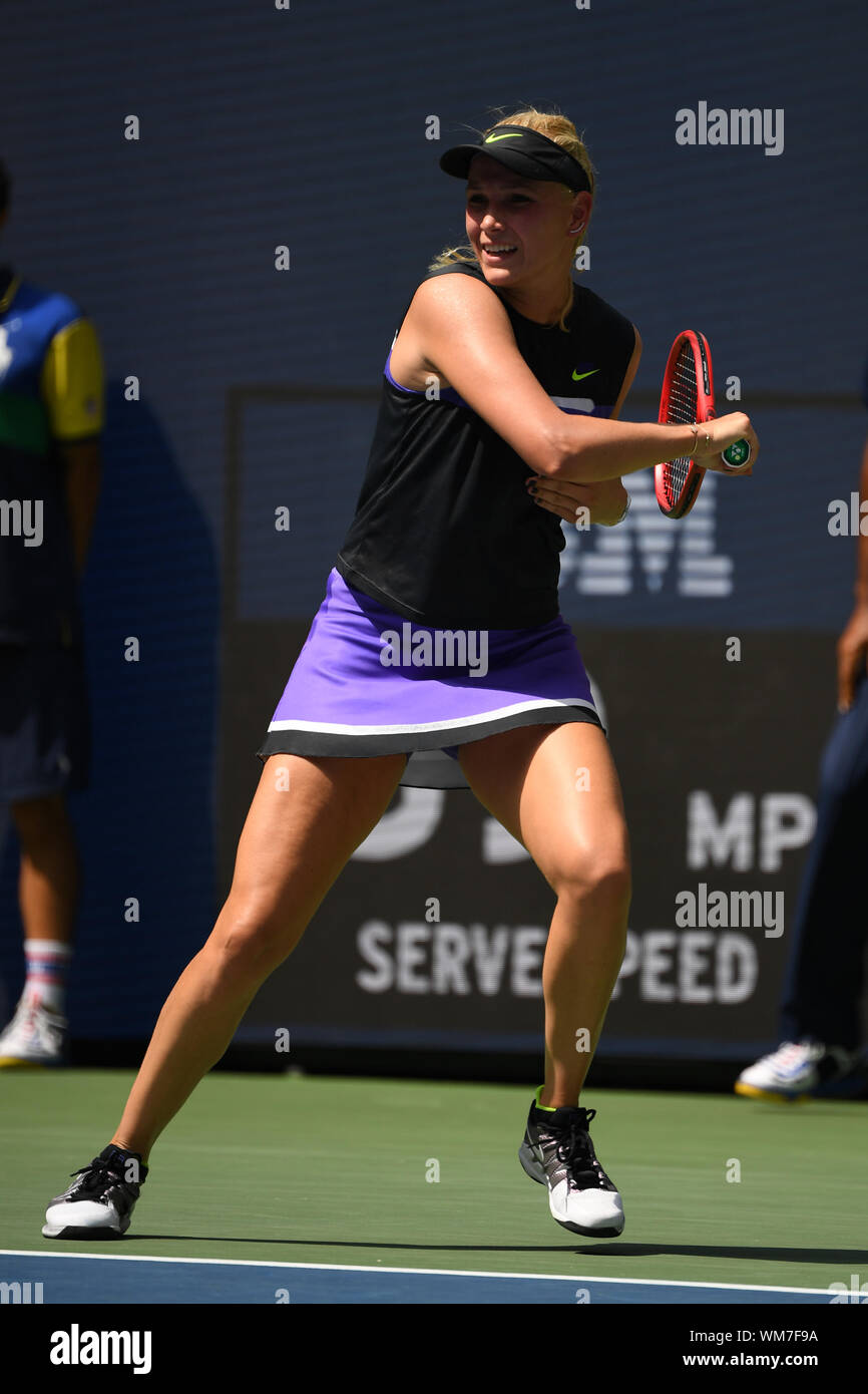 Flushing NY, USA. 04th Sep, 2019. Belinda Bencic Vs Donna Vekic on ...