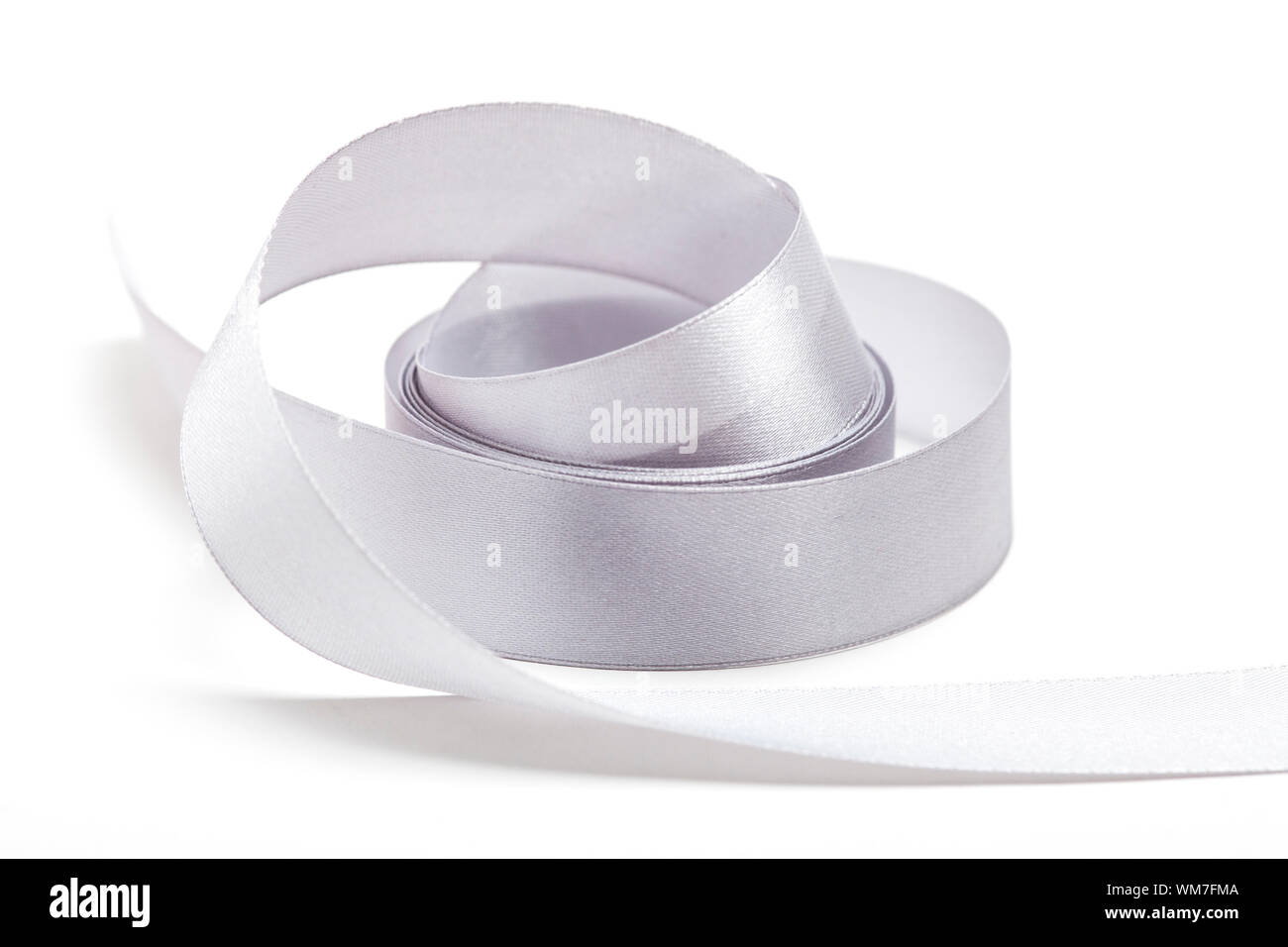 White box silver ribbon hi-res stock photography and images - Alamy