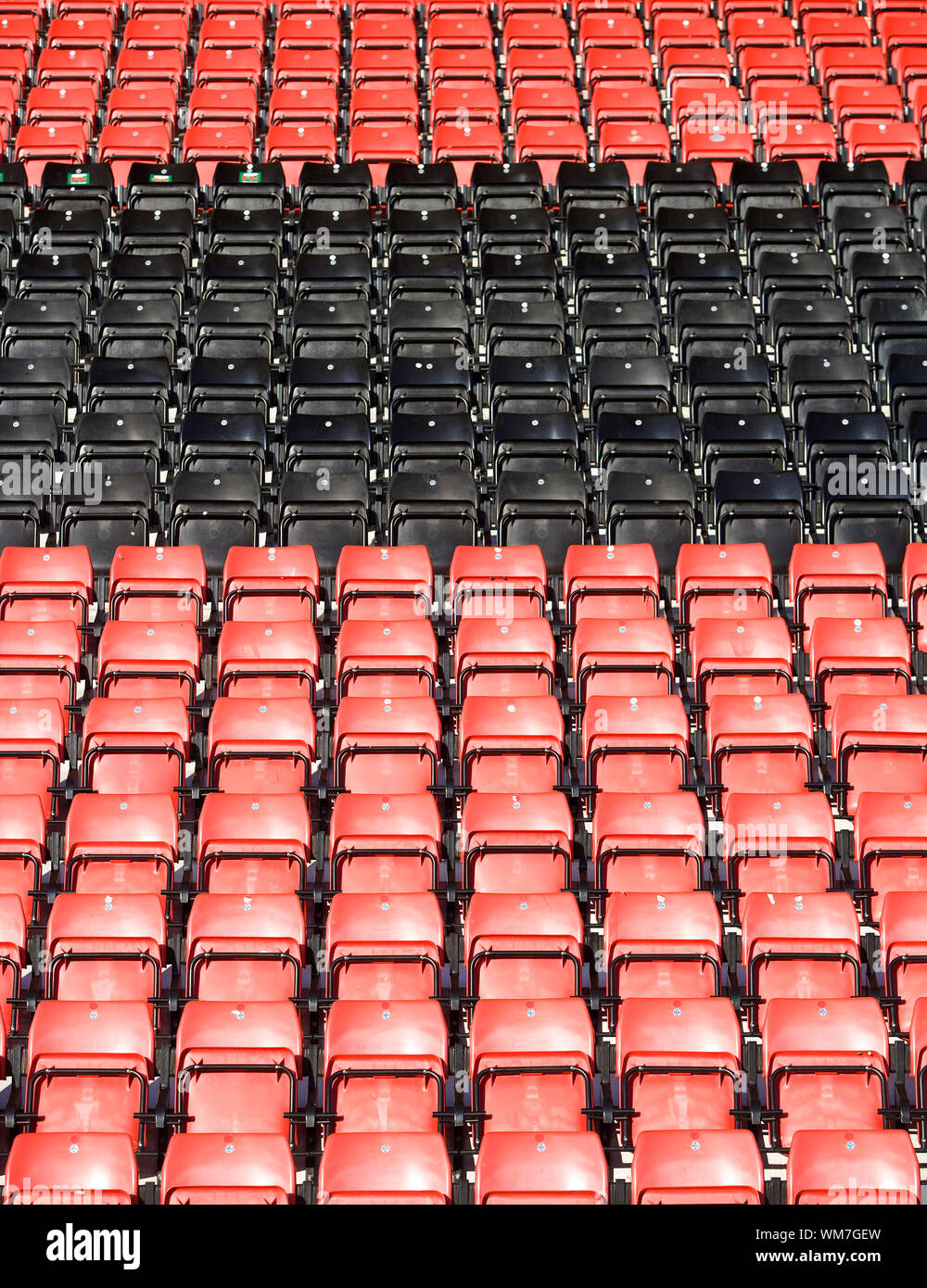 Spectators seats at a Stadium Stock Photo - Alamy