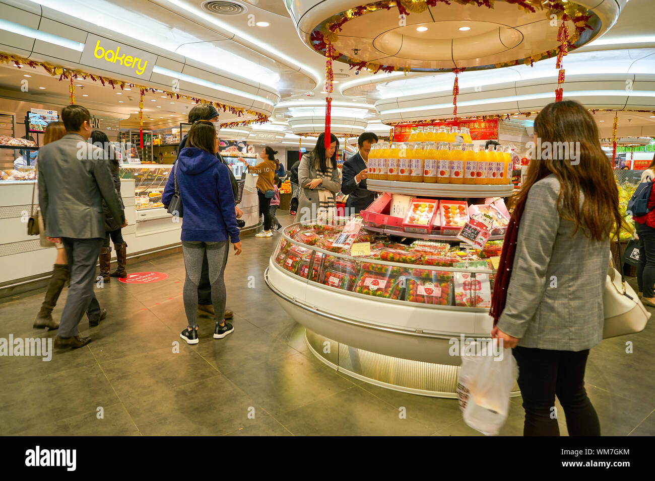 HONG KONG, CHINA - CIRCA JANUARY, 2019: interior shot of ThreeSixty ...