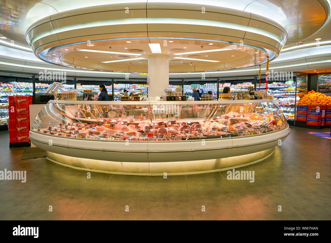 HONG KONG, CHINA - CIRCA JANUARY, 2019: interior shot of ThreeSixty ...