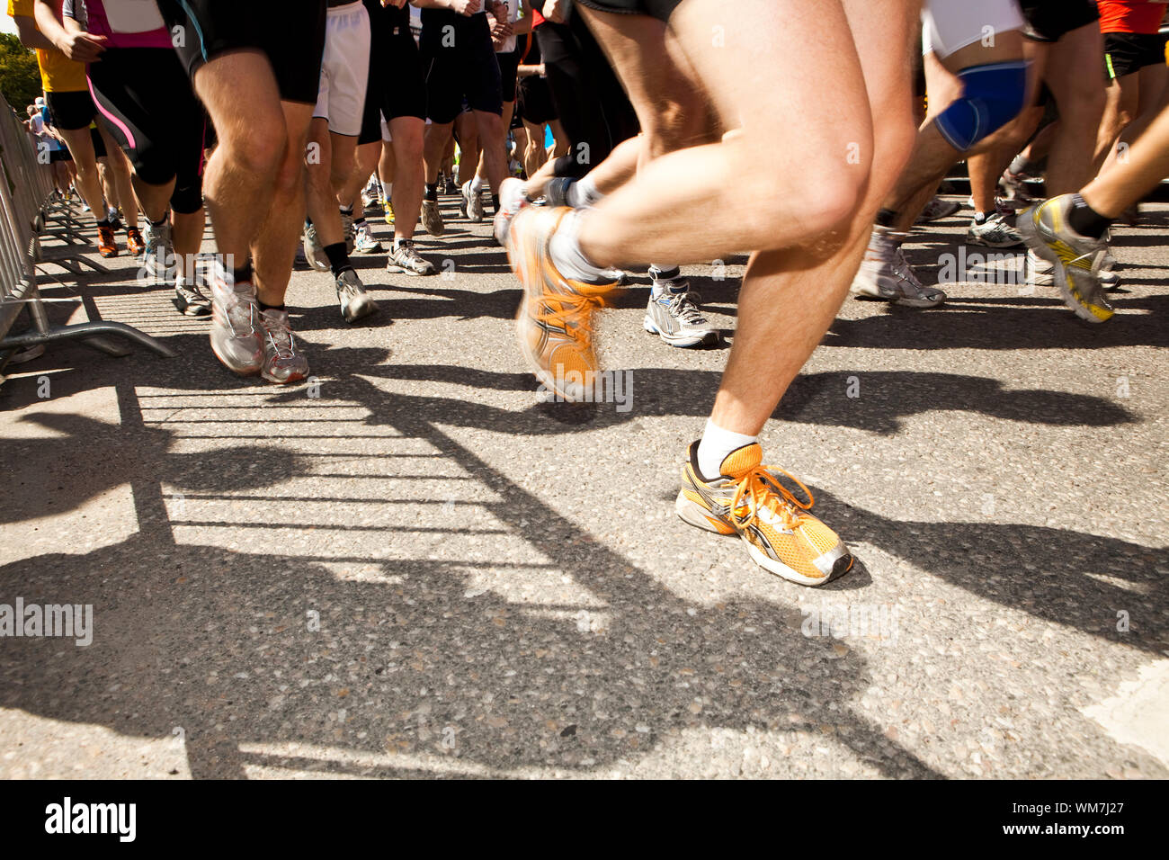 Lots of people in a running competition Stock Photo - Alamy
