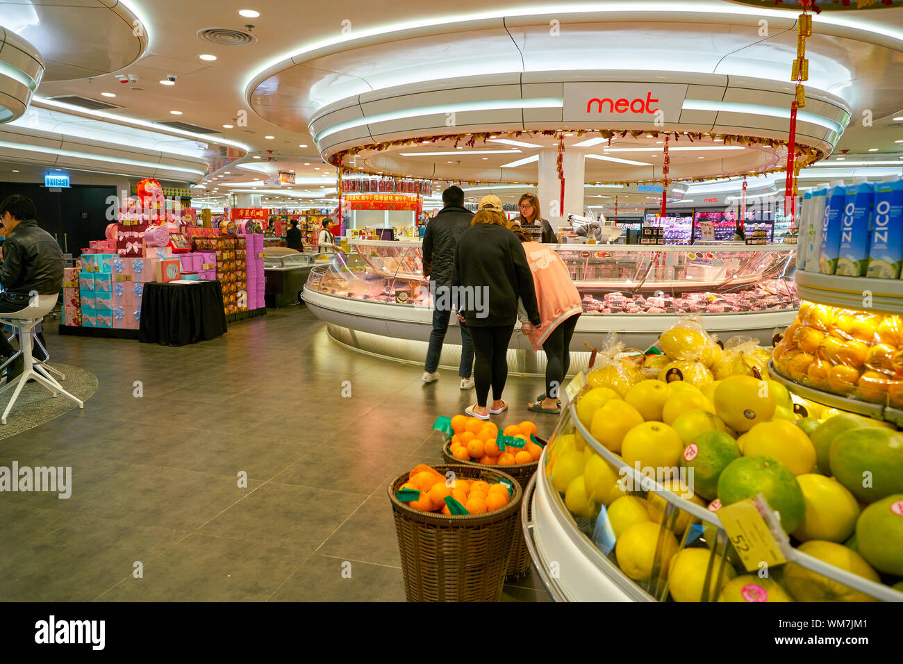 HONG KONG, CHINA - CIRCA JANUARY, 2019: interior shot of ThreeSixty ...