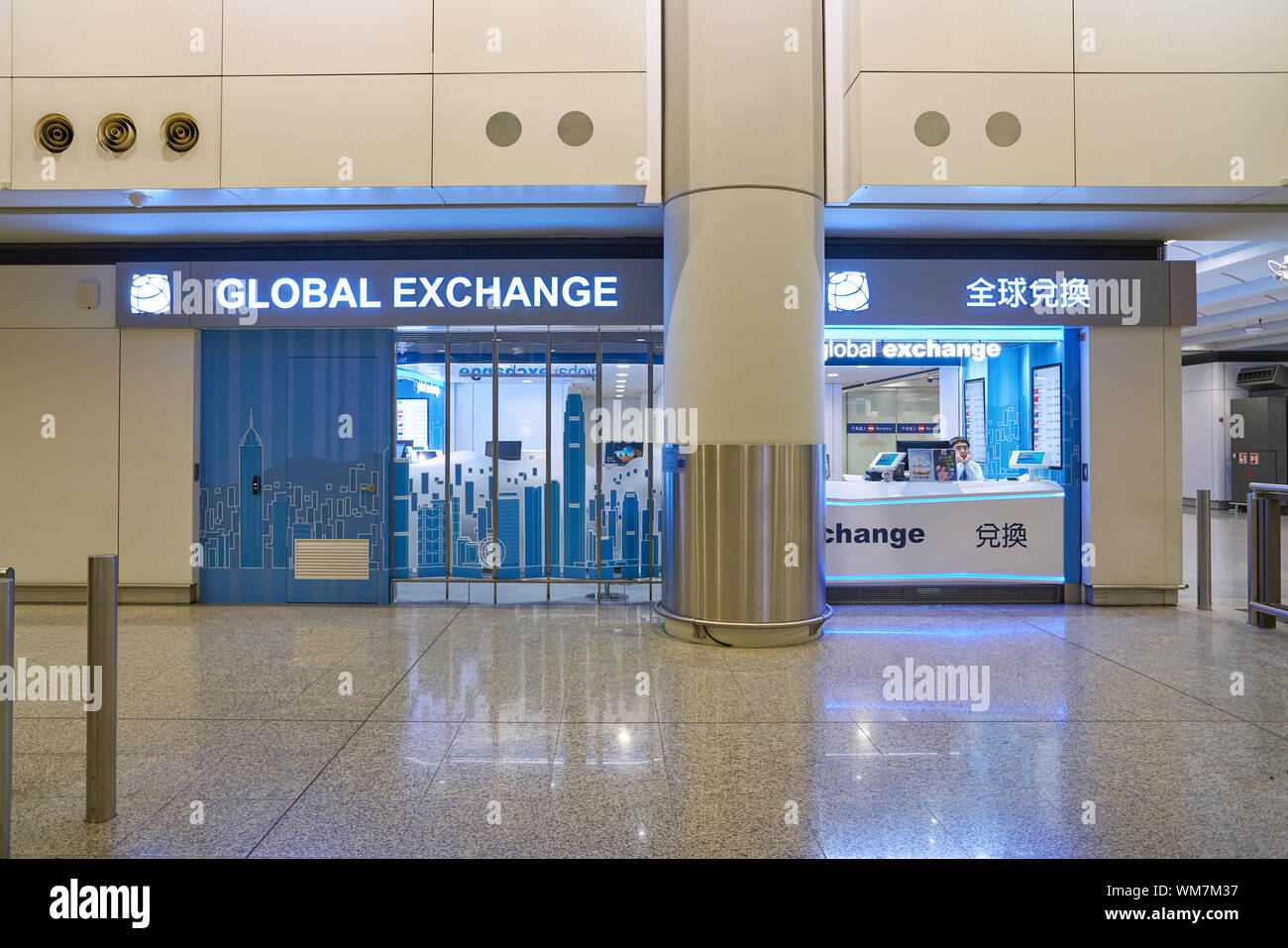 HONG KONG, CHINA - CIRCA JANUARY, 2019: Global Exchange at Hong Kong ...