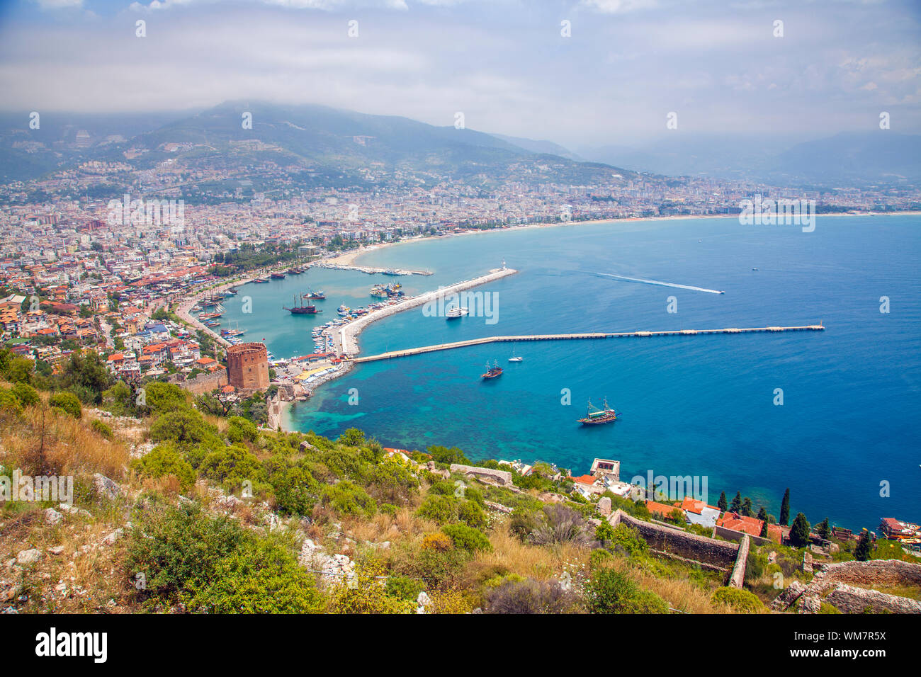 Alanya view hi-res stock photography and images - Alamy