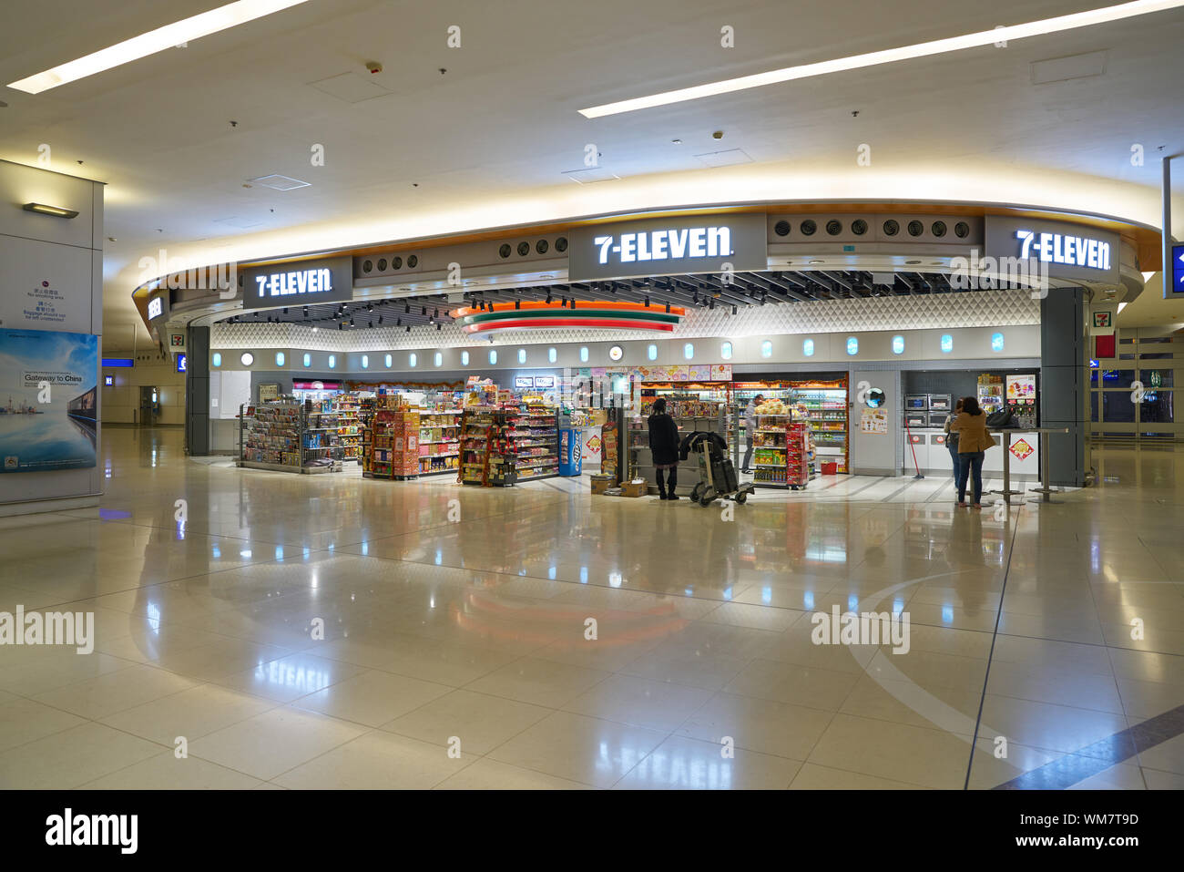 HONG KONG, CHINA - CIRCA JANUARY, 2019: 7-Eleven convenience store in Hong Kong international ...