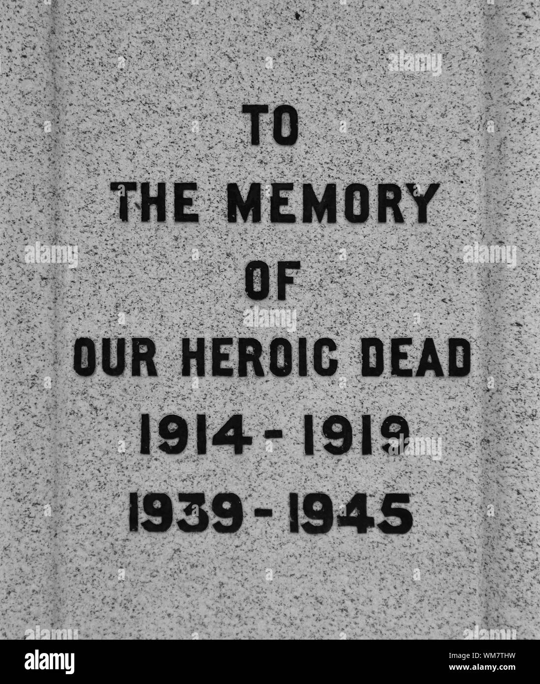 Text On Tombstone At Cemetery Stock Photo - Alamy