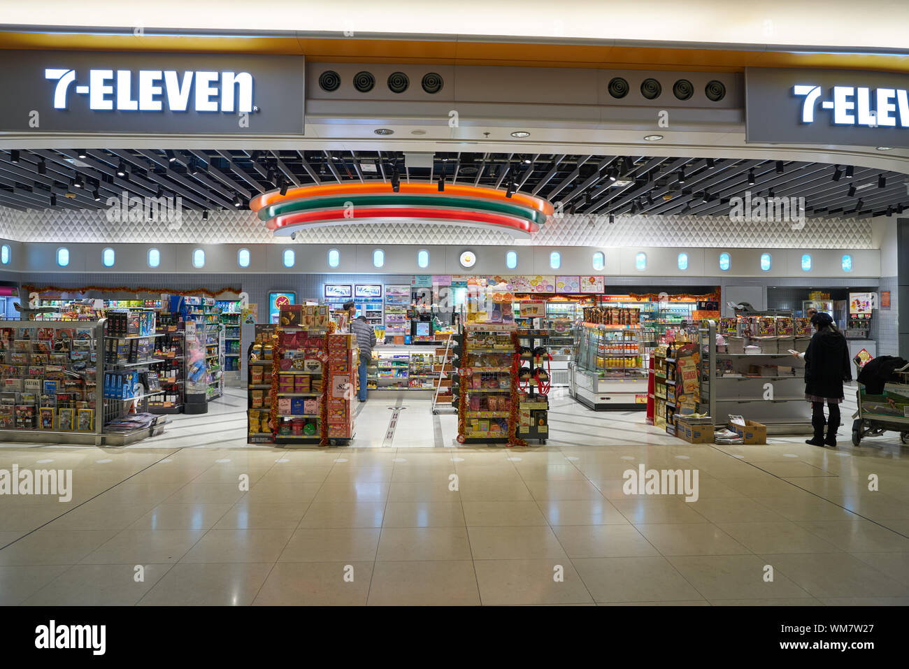 HONG KONG, CHINA - CIRCA JANUARY, 2019: 7-Eleven convenience store in Hong Kong international ...