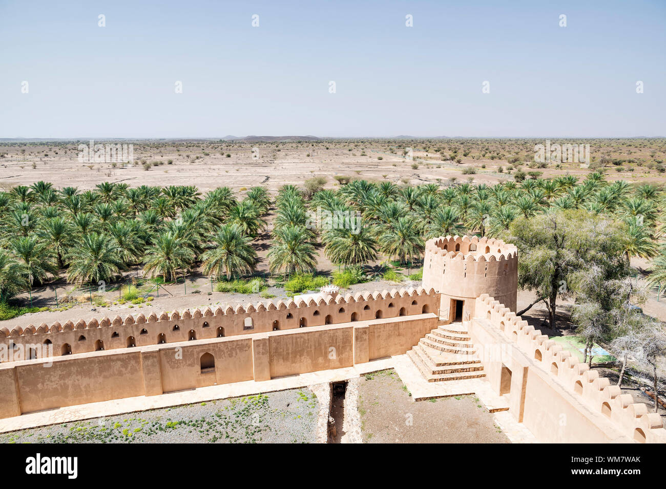 Image of fort al jabreen in Oman Stock Photo - Alamy