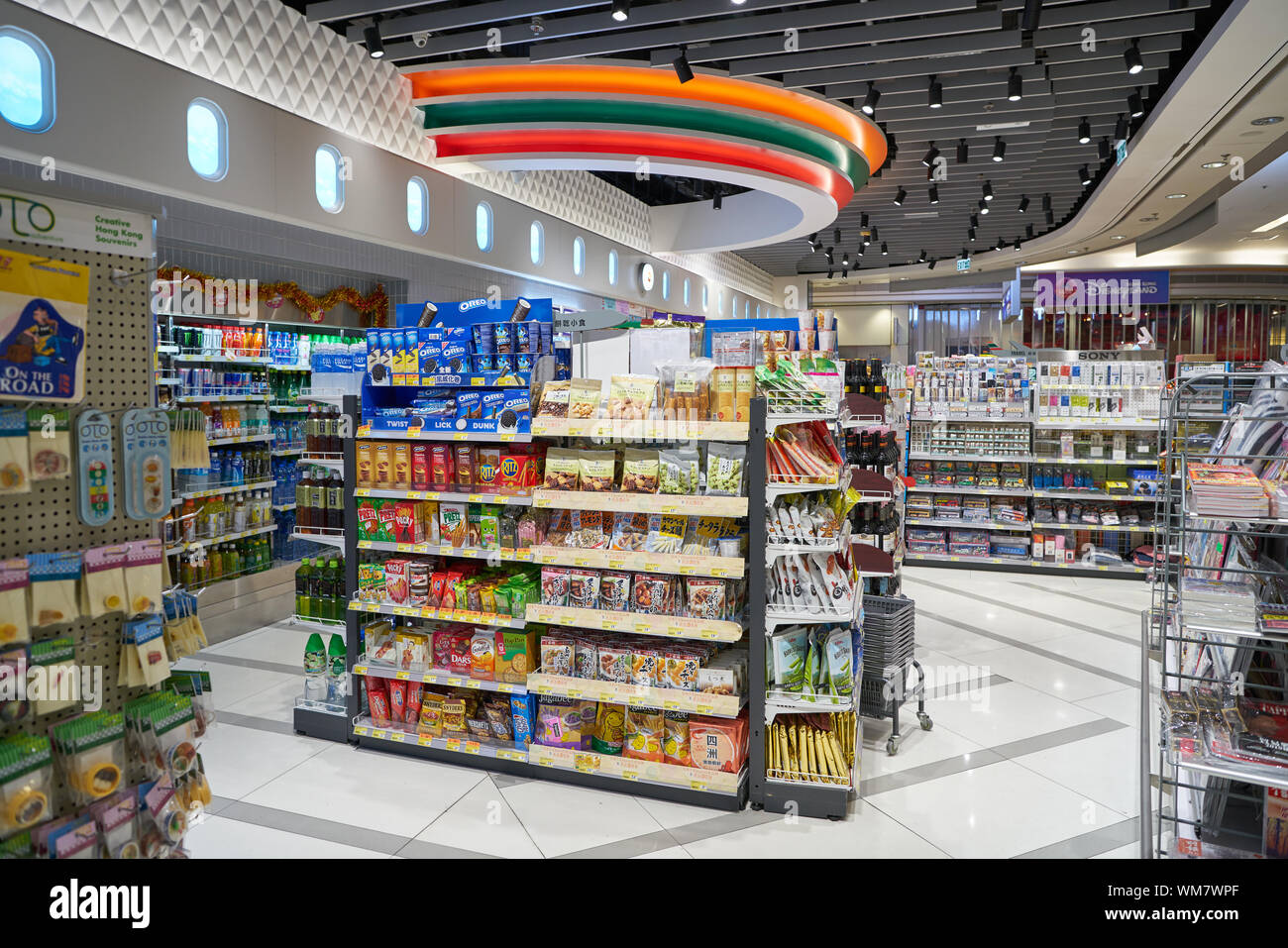 HONG KONG, CHINA - CIRCA JANUARY, 2019: 7-Eleven convenience store in Hong Kong international ...