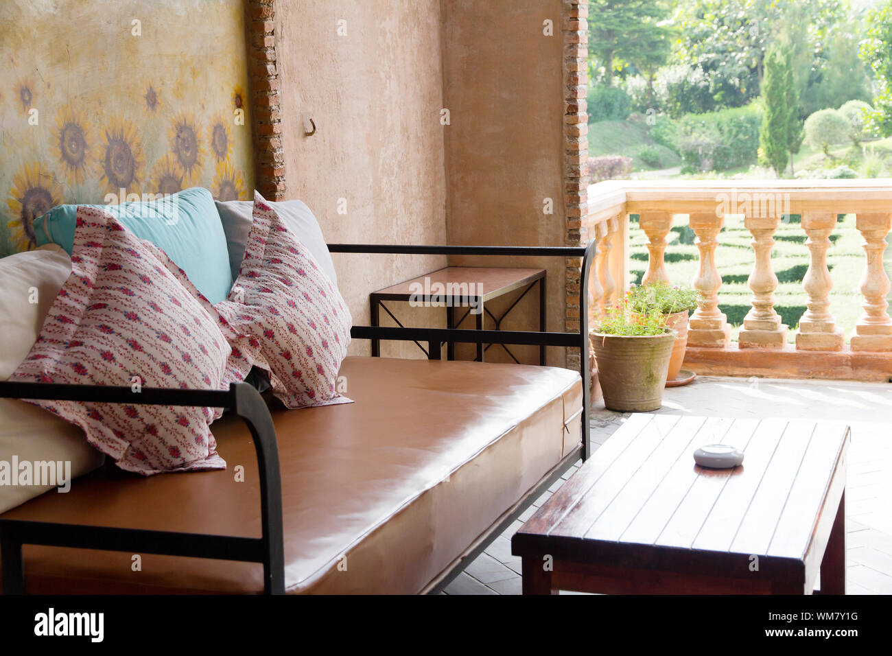 typical decorative balcony Stock Photo - Alamy