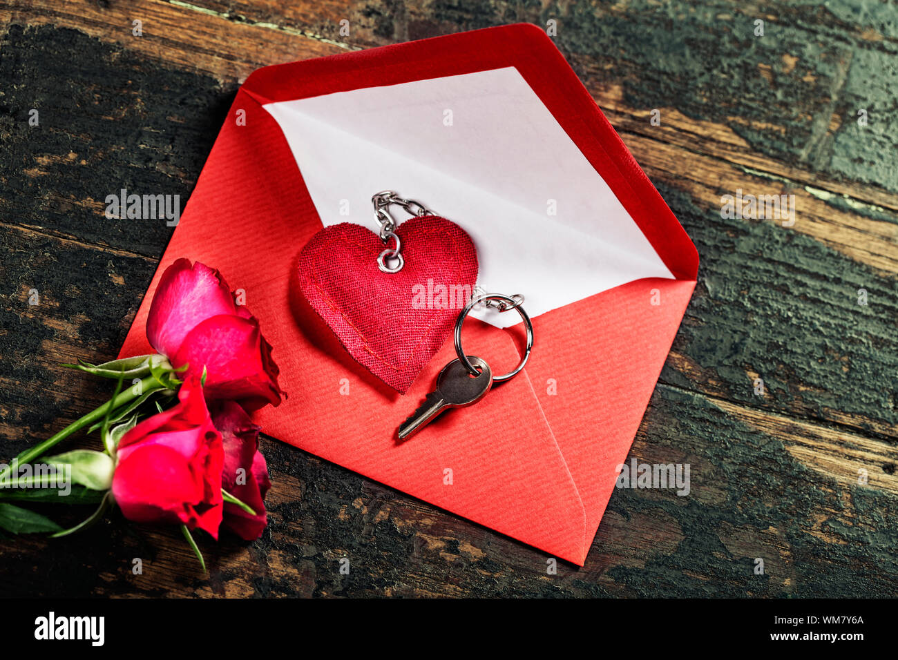 Valentine's day composition Stock Photo - Alamy