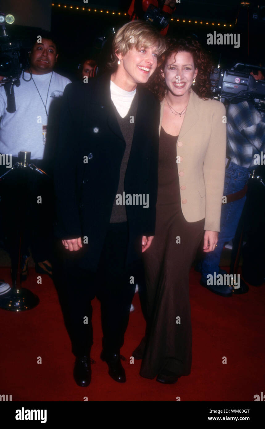 Westwood, California, USA 28th November 1994 Comedian Ellen DeGeneres ...