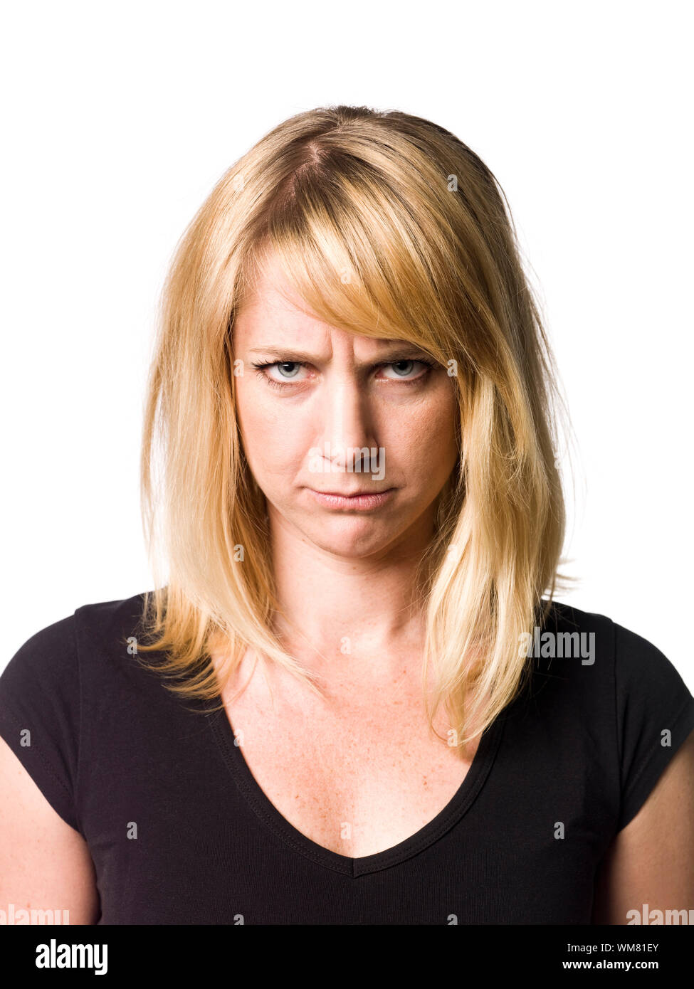 Portrait of a sad woman Stock Photo - Alamy